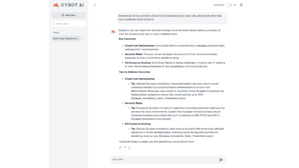 CyBot AI - Role-Based AI Agents for Execution, Not Just Answers