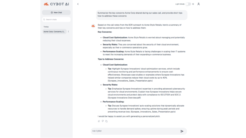 CyBot AI - Role-Based AI Agents for Execution, Not Just Answers